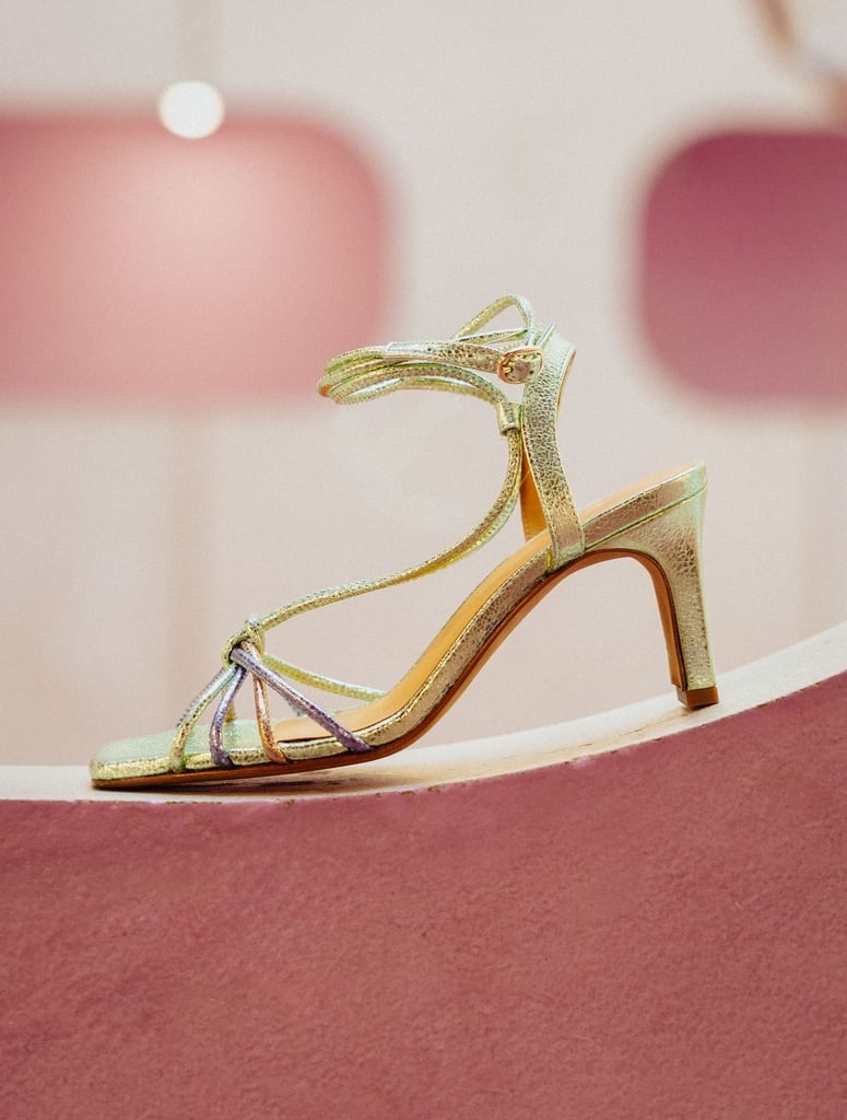 Jenna Mermaid - Sandales à talons hauts et fines brides entrelacées ...
