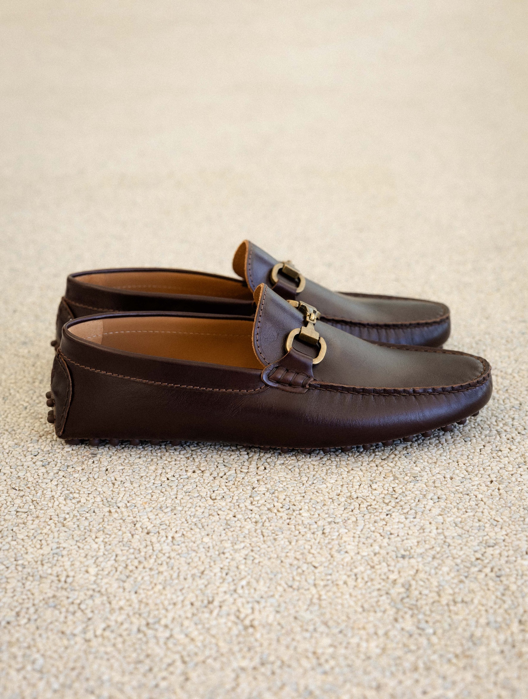 Paco Irish Coffee - Driving loafers moccasins with gommino sole and ...