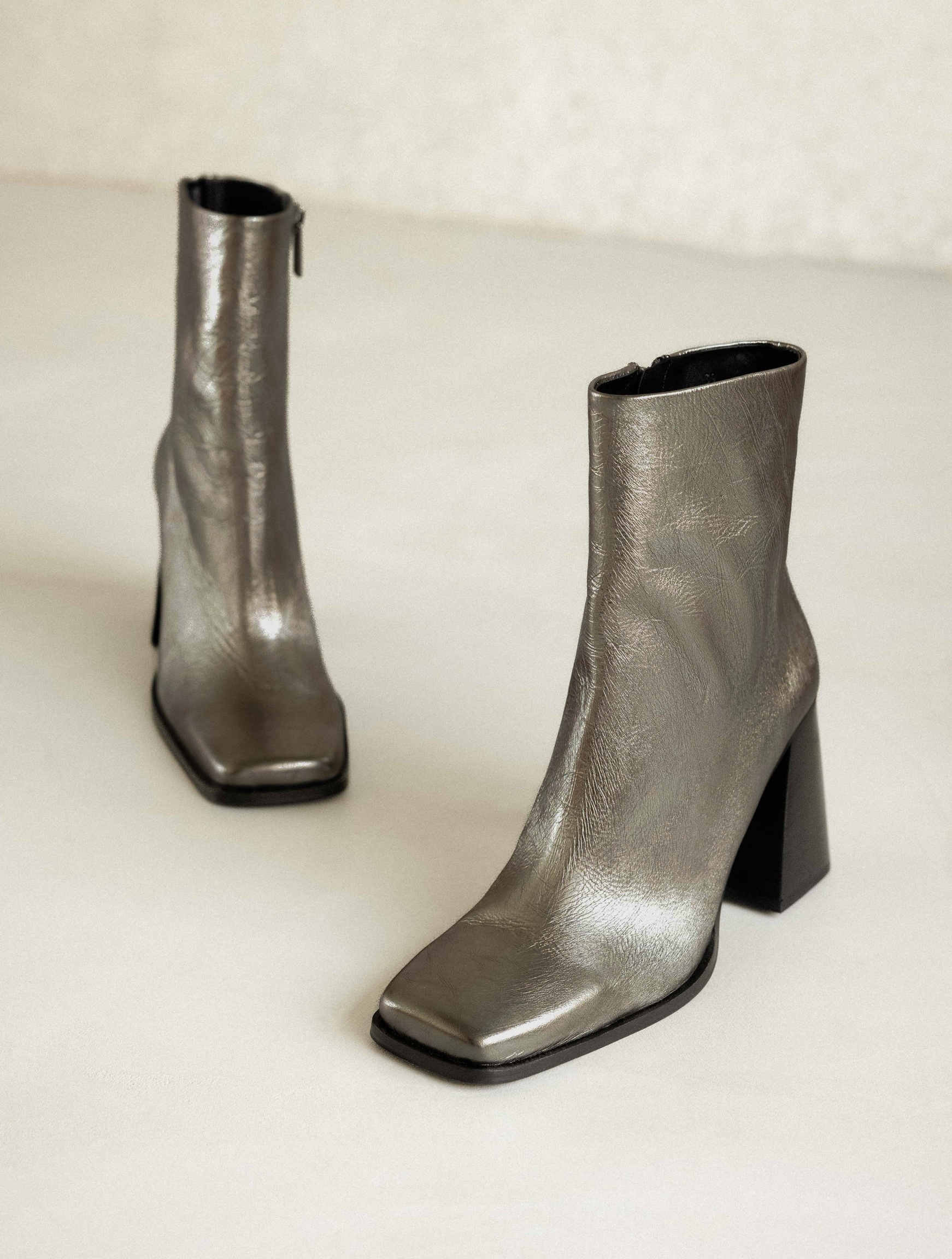 Women's Heeled boots | Wilma Cosmic Silver | Bobbies