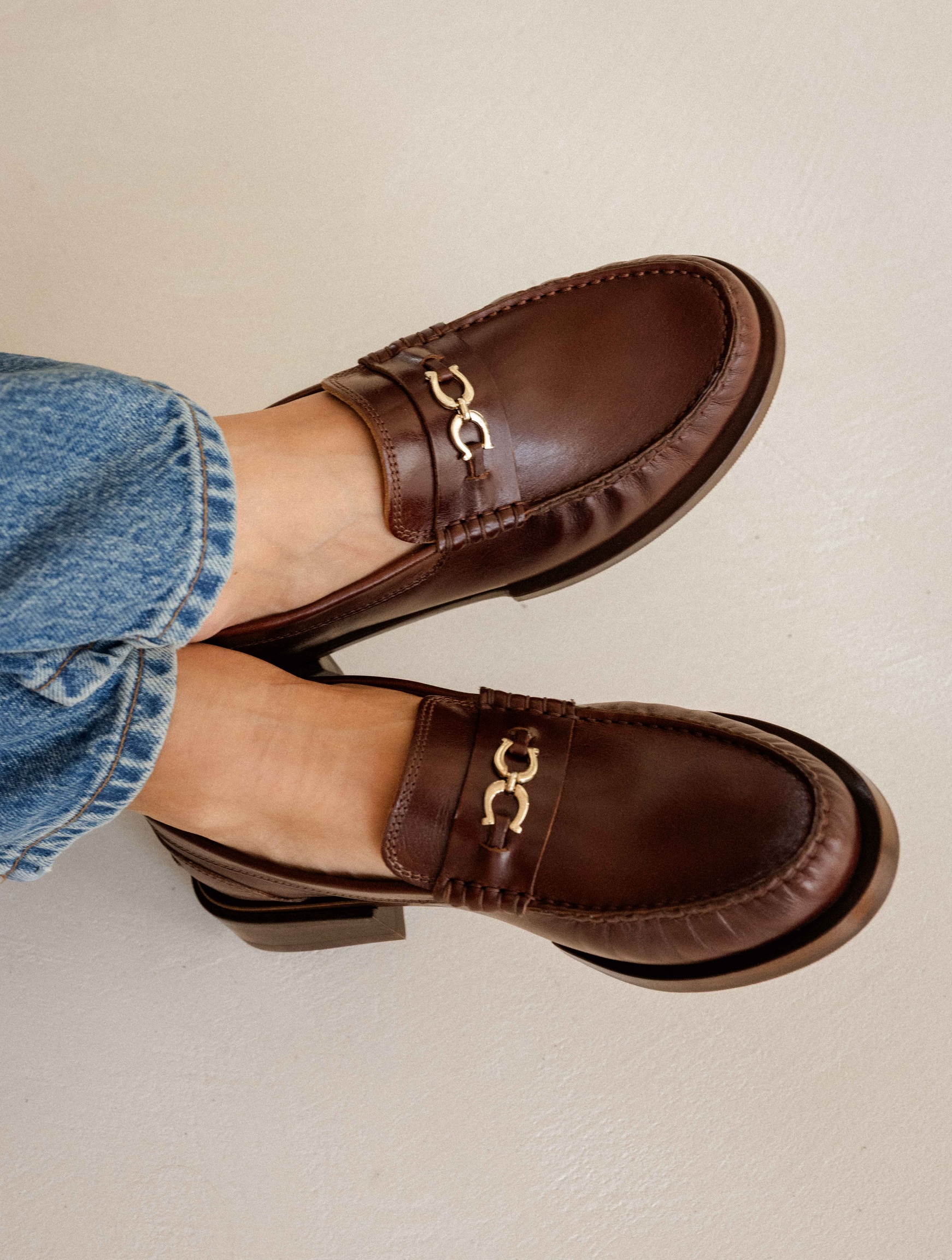 Women’s horsebit leather loafers black | Nicky Brownie | Bobbies