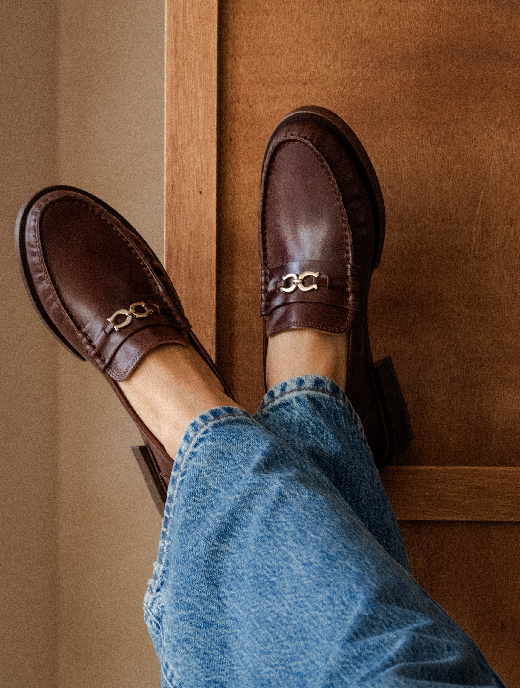 Women’s horsebit leather loafers black | Nicky Brownie | Bobbies