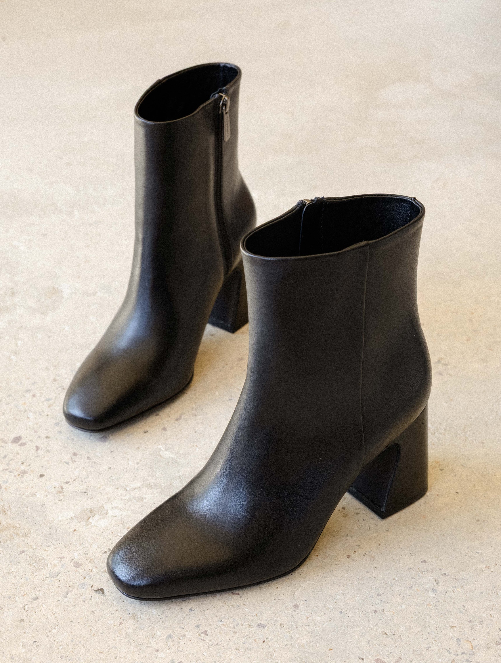 Bottines à talons hauts en cuir marron femme | Norma Noir Passion | Bobbies