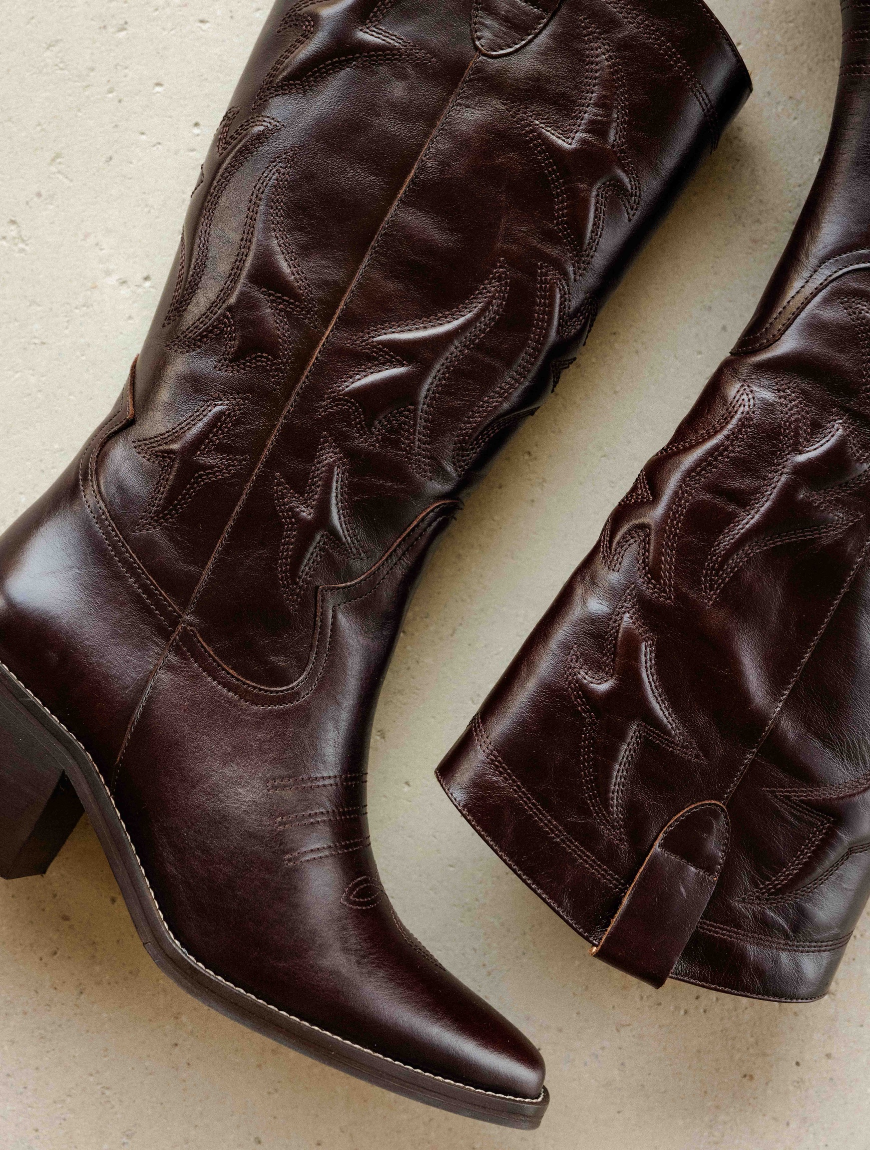 Women’s western leather boots brown | Vick Irish Coffee | Bobbies