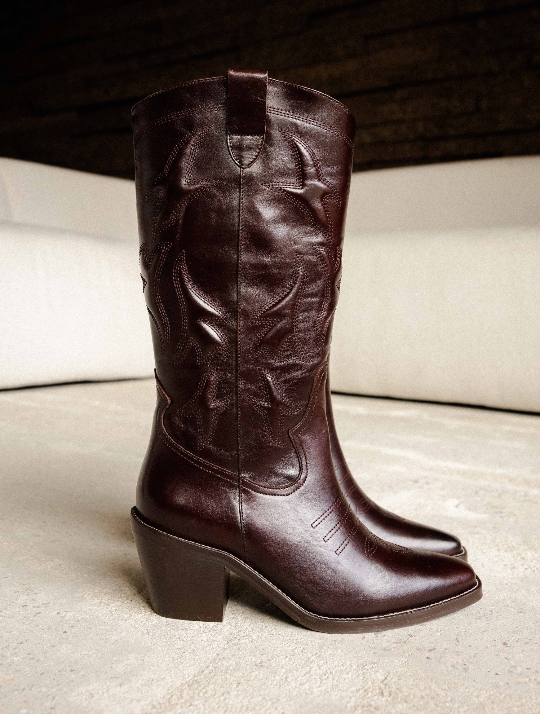 Women’s western leather boots brown | Vick Irish Coffee | Bobbies